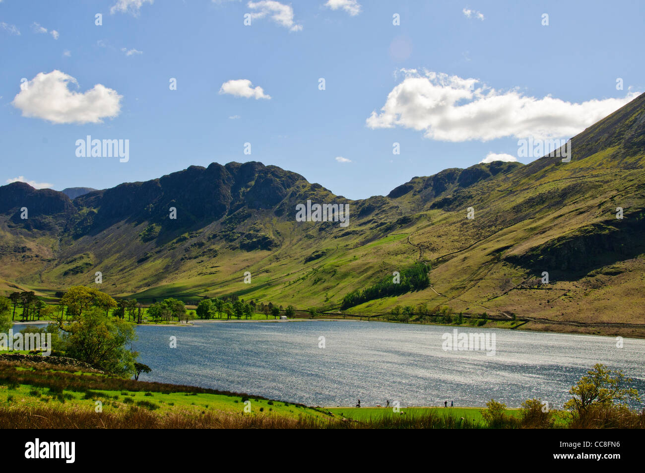 Lake Buttermere,Buttermere Fells,Fleetwith Red Pike,High Stile,High ...
