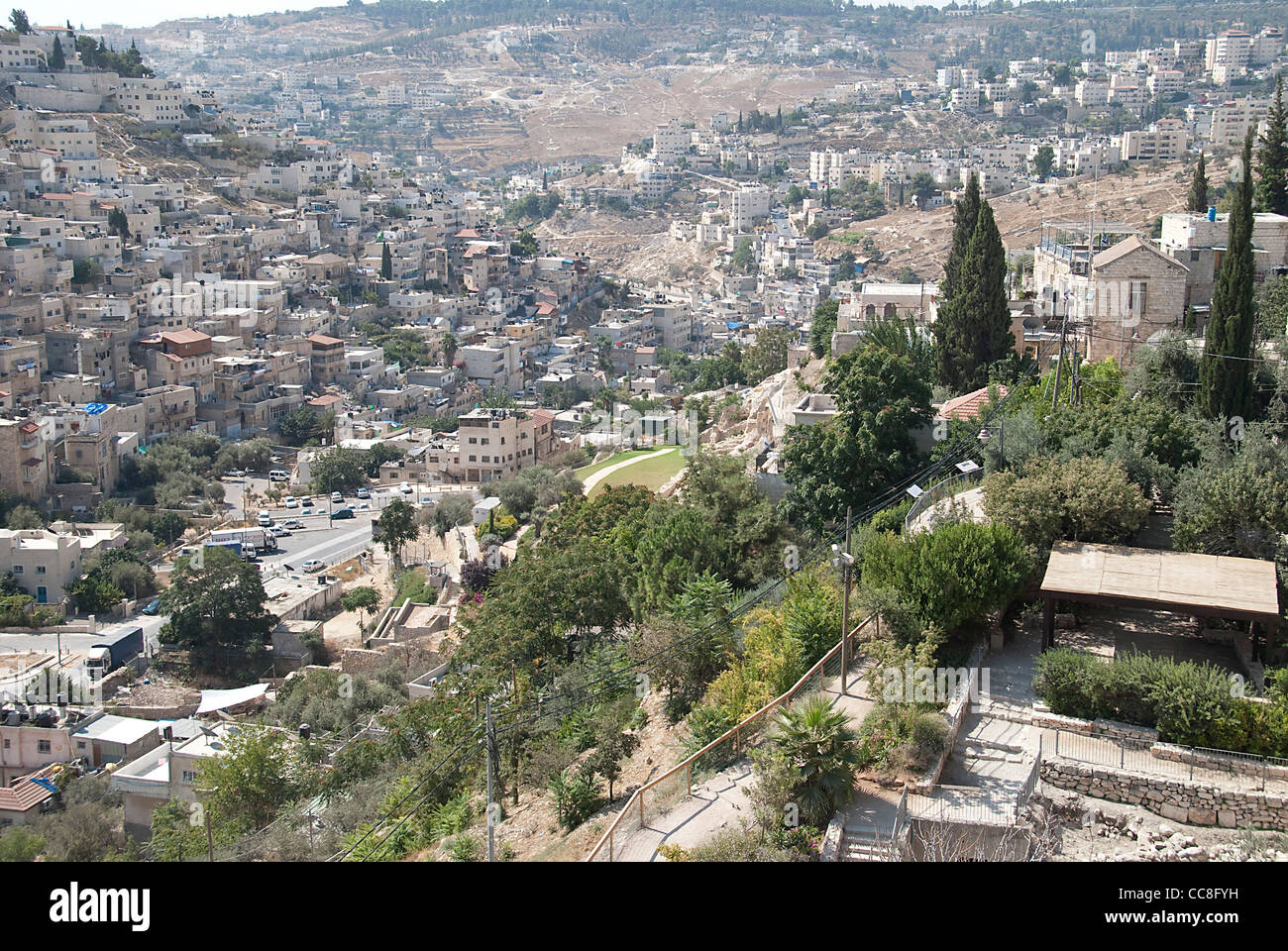 Israel, Eastern Jerusalem the Palestinian town of Silwan Stock Photo ...