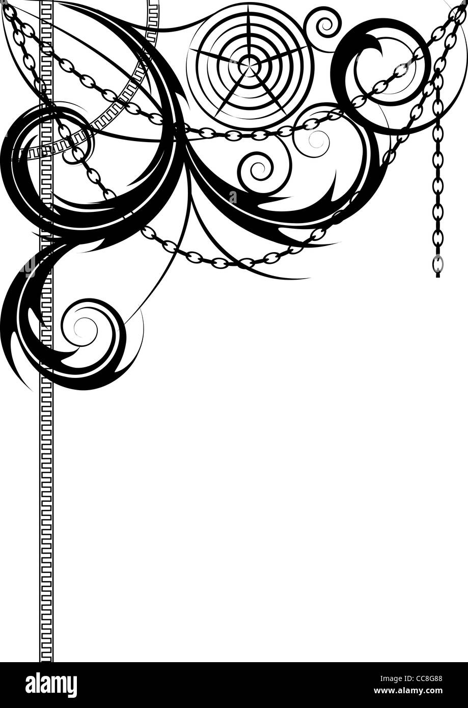 abstract elements for corner design Stock Photo - Alamy