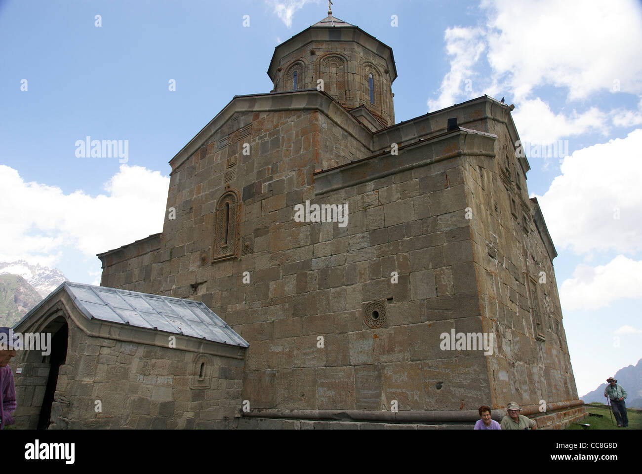 Georgia, 14th century Gergeti Trinity Church (Tsminda Sameba) Holy ...
