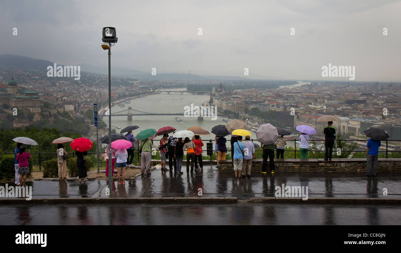 A rainy day in Budapest Stock Photo - Alamy