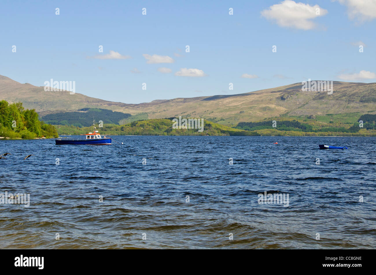 Loch Lomond is a large Scottish loch located between the traditional ...