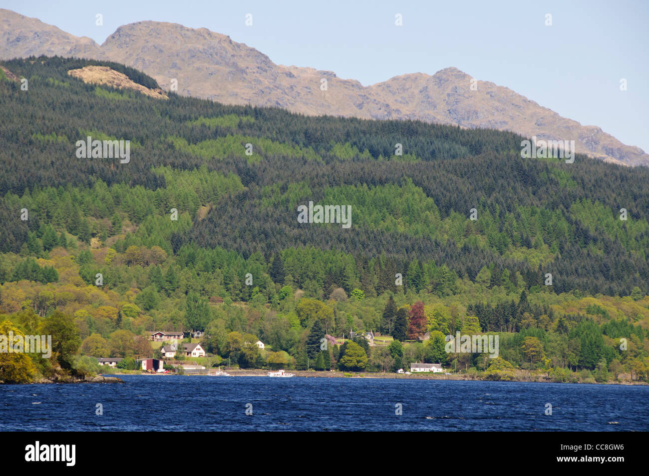 Loch Lomond is a large Scottish loch located between the traditional ...