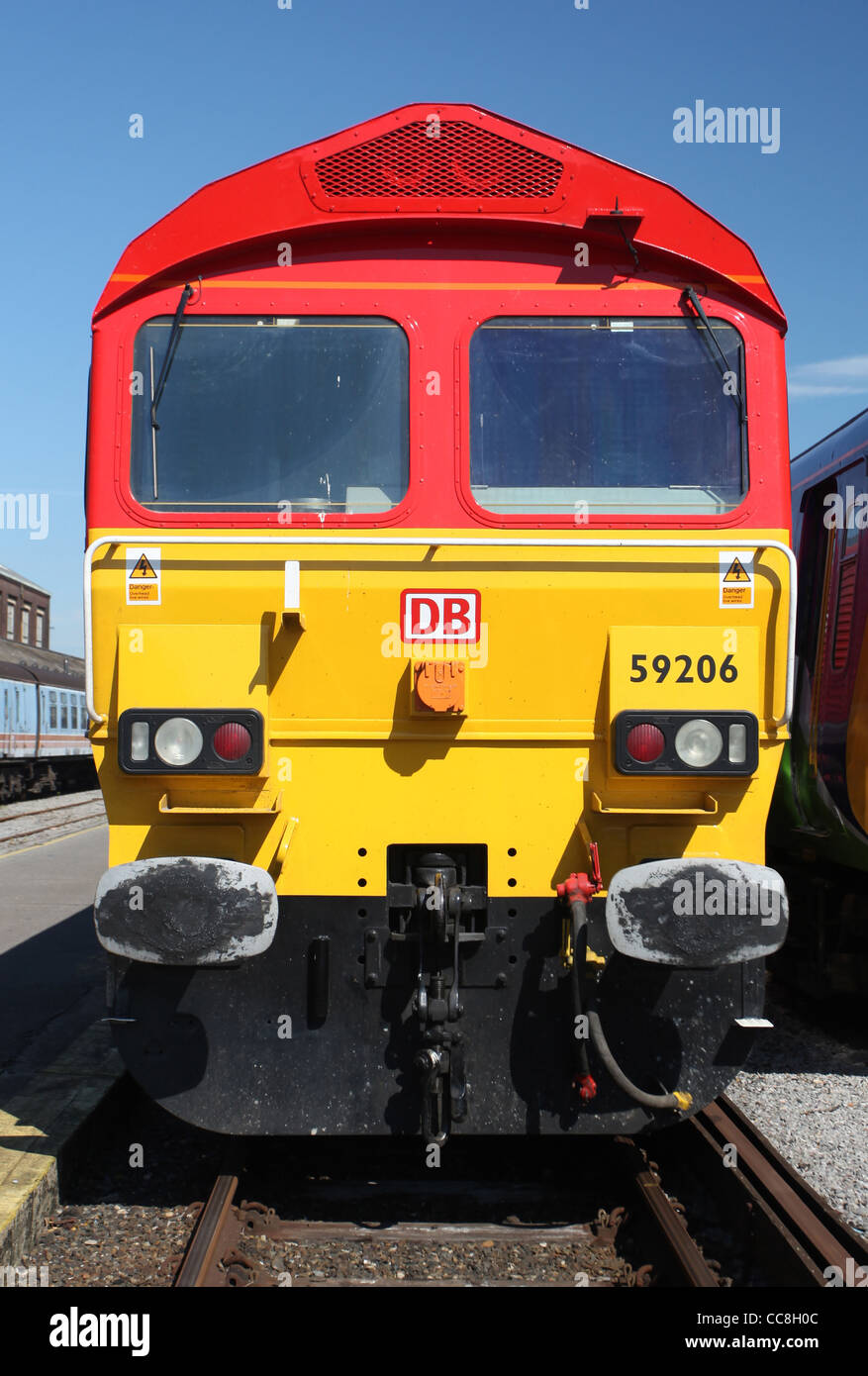 Class 59 Diesel Locomotive 59206 at Eastleigh centenary open day Stock ...