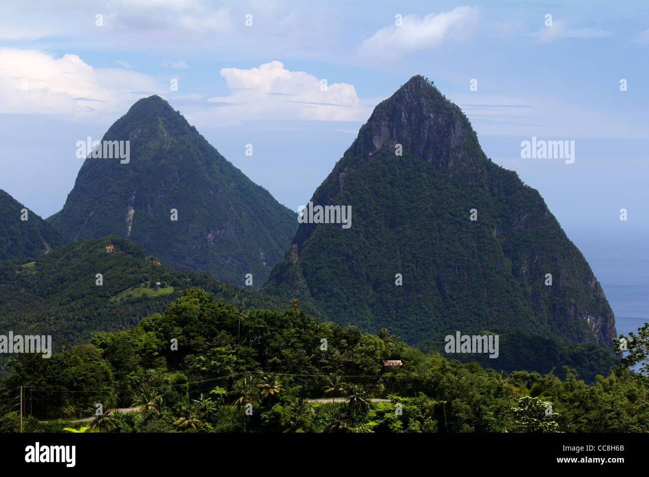 The beautiful island of St Lucia Stock Photo - Alamy