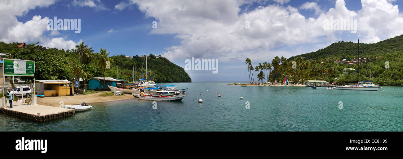 The beautiful island of St Lucia Stock Photo - Alamy