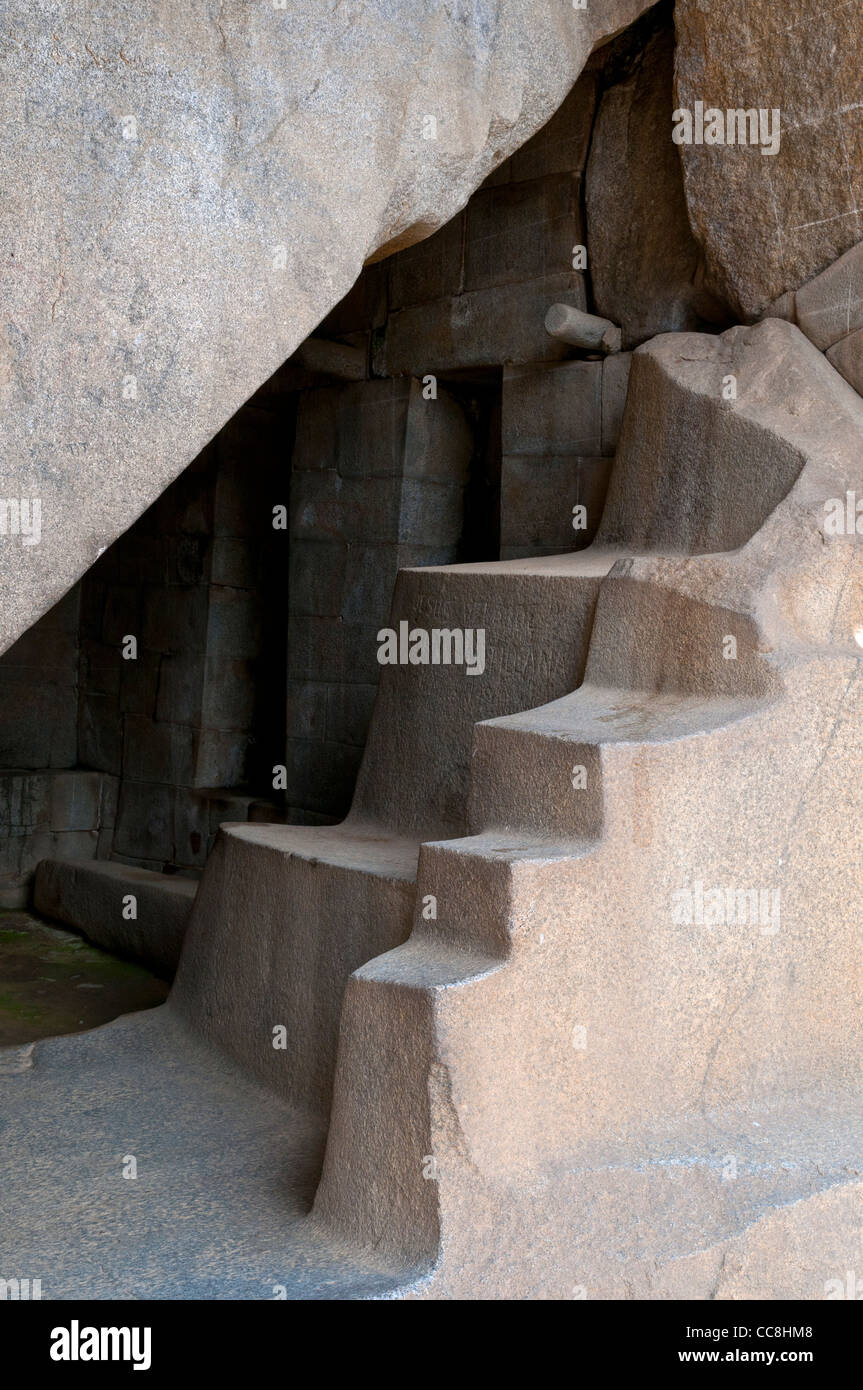 Machu Picchu, Peru. Detail of the Royal Mausoleum or Tomb Stock Photo ...