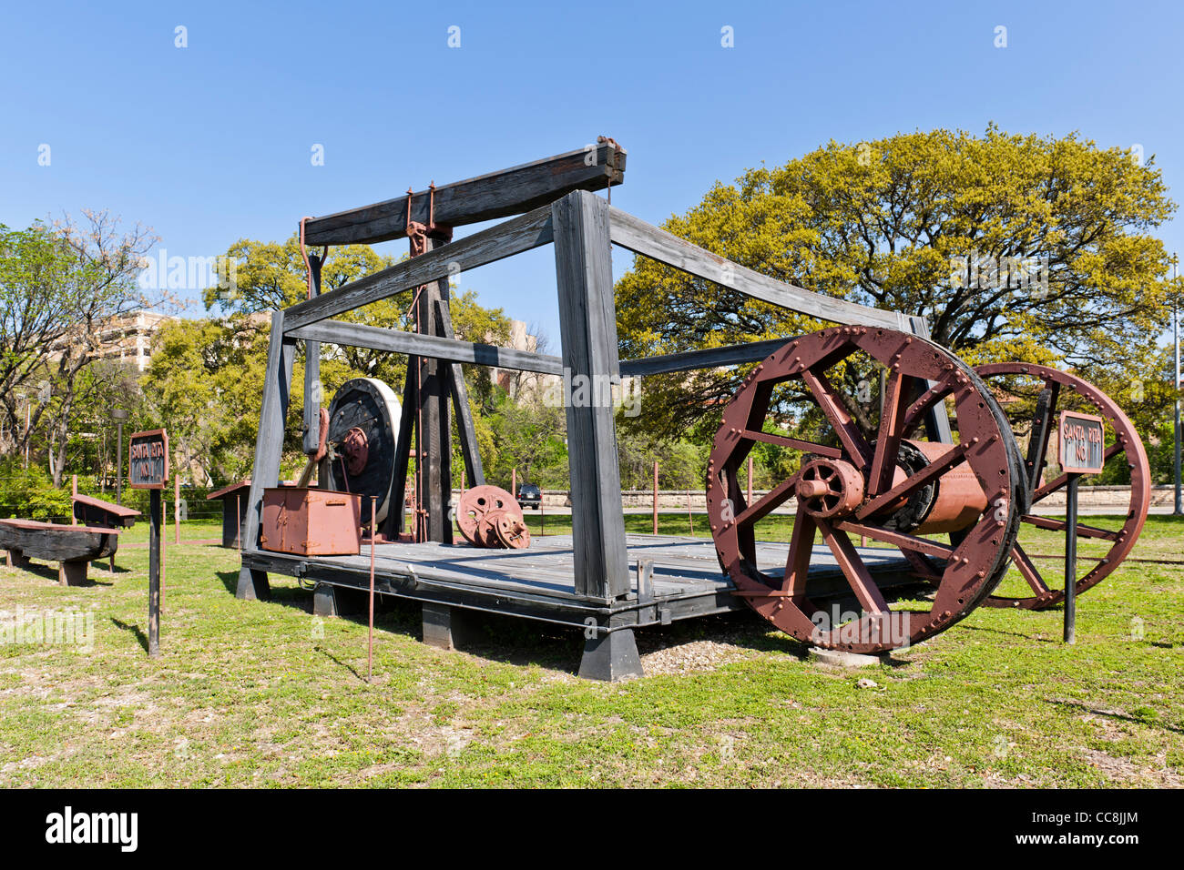 Santa Rita No.1 oil rig, Austin, TX Stock Photo - Alamy