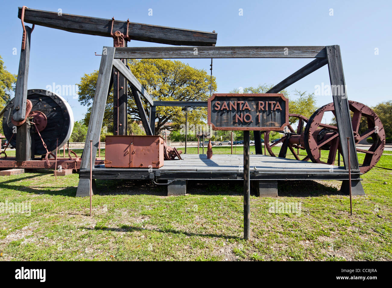 Santa Rita No.1 oil rig, Austin, TX Stock Photo - Alamy