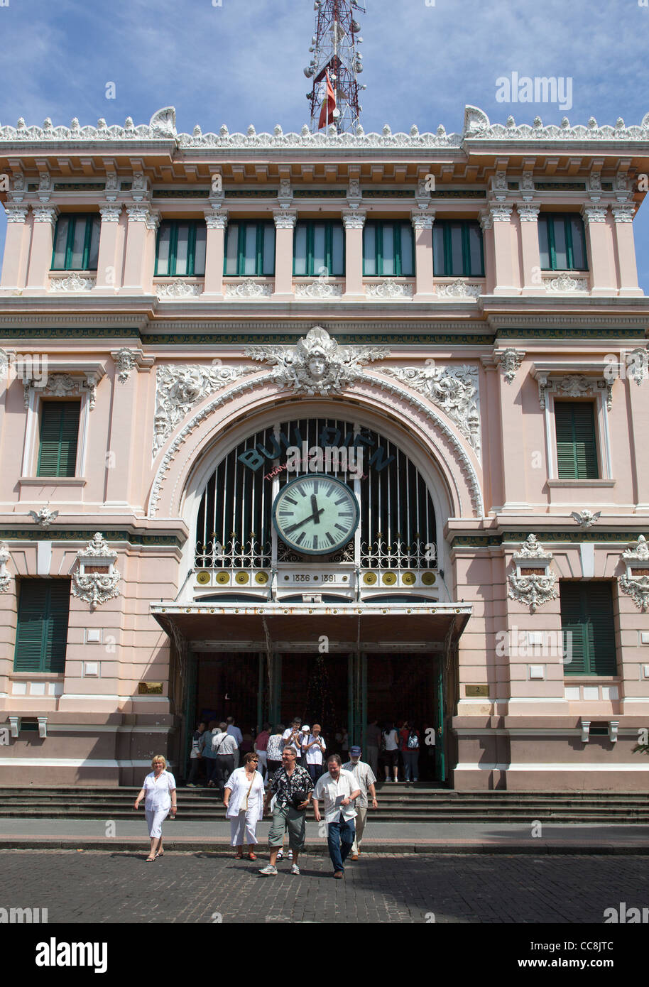 Saigon Central Post Office Ho Chi Minh City Vietnam Stock Photo - Alamy