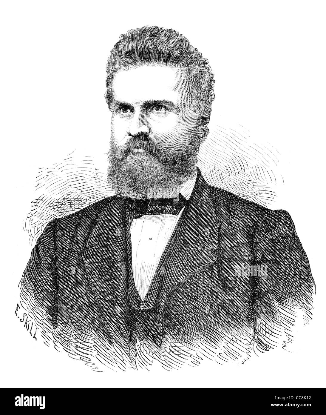 Bjørnstjerne Martinius Bjørnson (1832-1910 Stock Photo - Alamy
