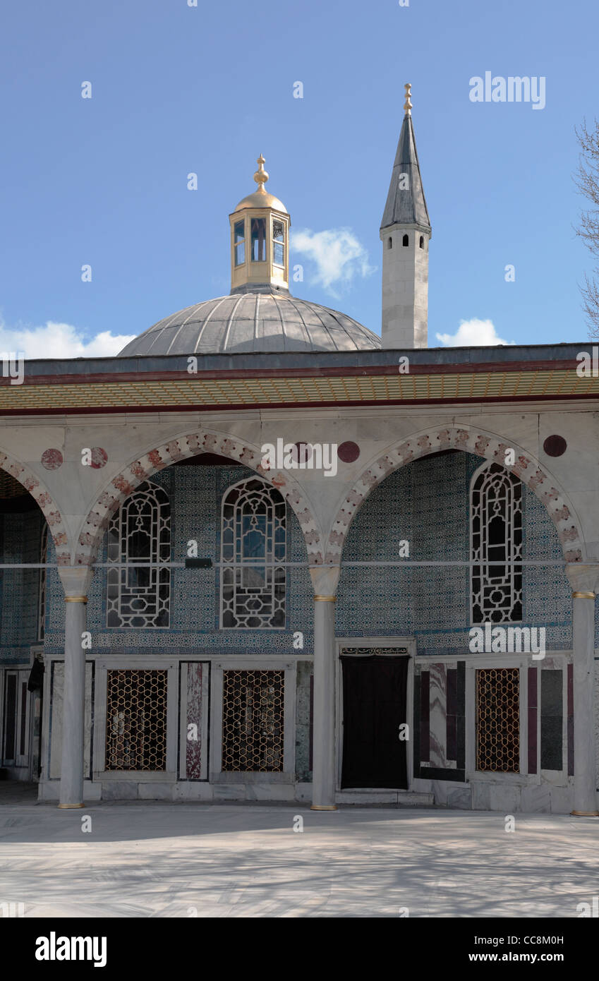Topkapi Palace Istanbul Dome and minaret tower Stock Photo - Alamy