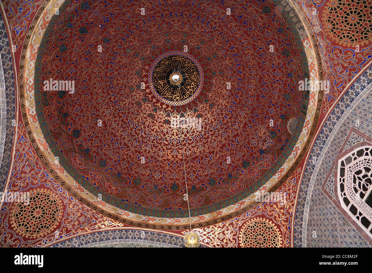 Dome Roof of Sultans Hall Topkapi Palace Istanbul Architectural detail ...