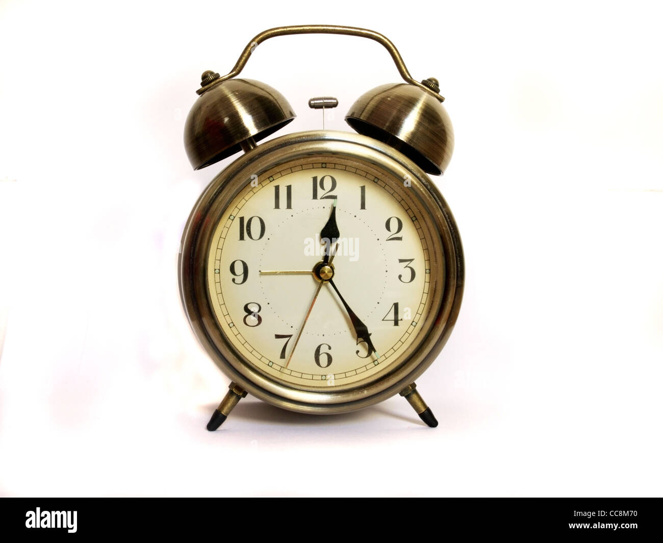 Analogue alarm clock Stock Photo - Alamy
