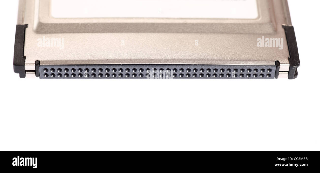 Wireless PC-card closeup pcmcia mobile, mobility, network Stock Photo ...