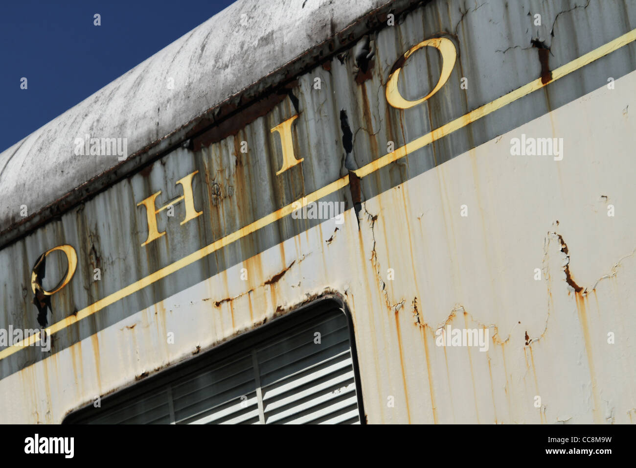 The word Ohio from a rail car Stock Photo - Alamy