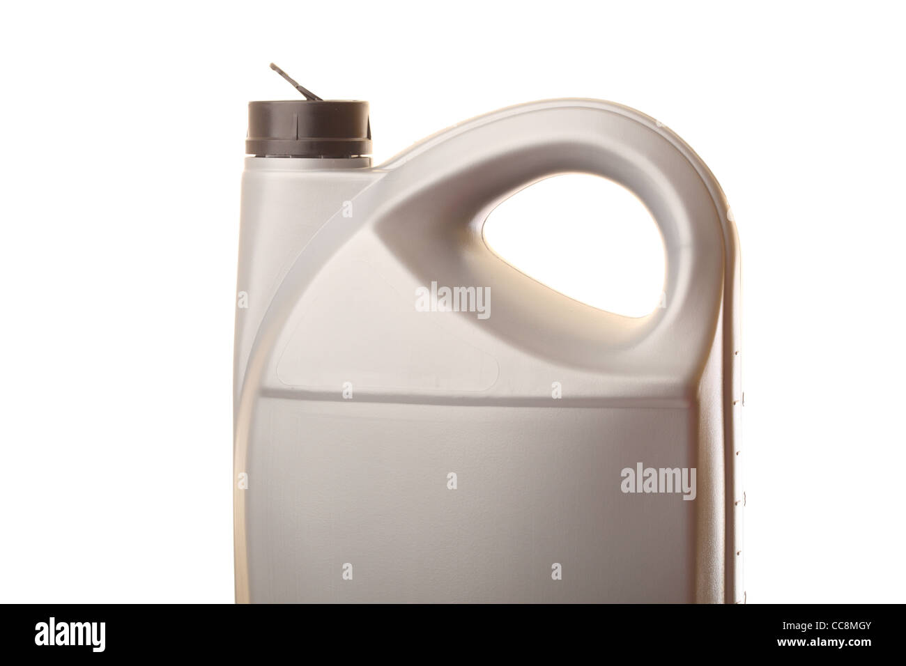 Can with car engine oil isolated on white Stock Photo - Alamy