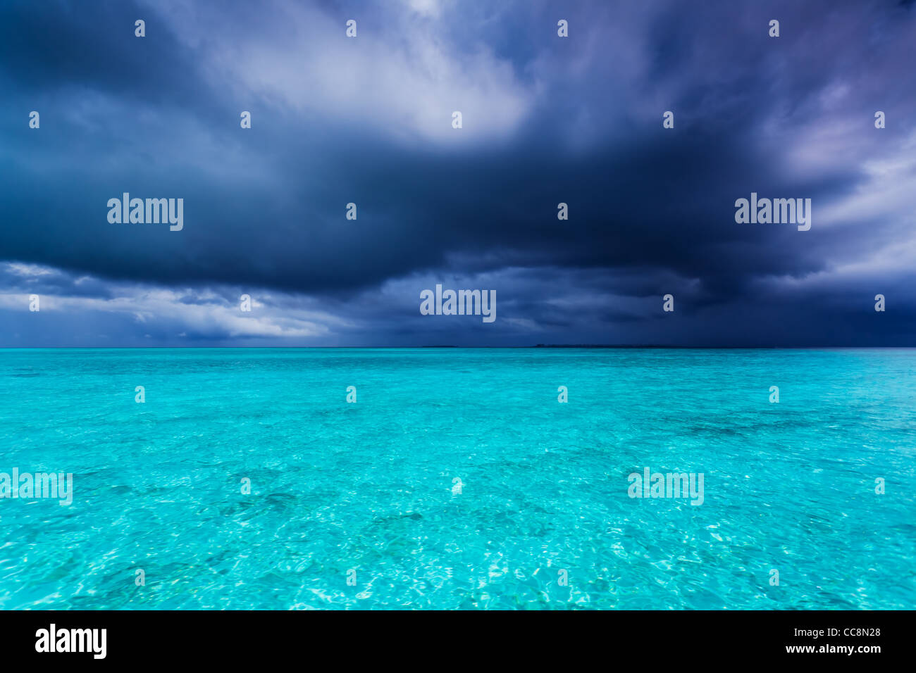 Summer storm during rain season in tropics over ocean Stock Photo - Alamy