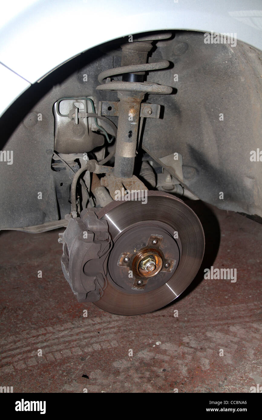 Suspension and disc brake unit Stock Photo - Alamy