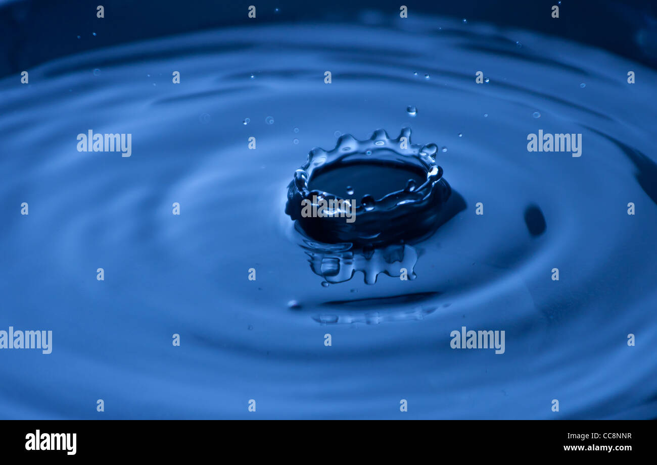 freeze drops of water, close-up Stock Photo - Alamy