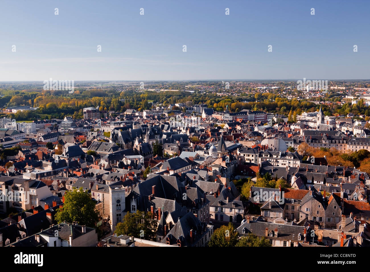Bourges france aerial hi-res stock photography and images - Alamy