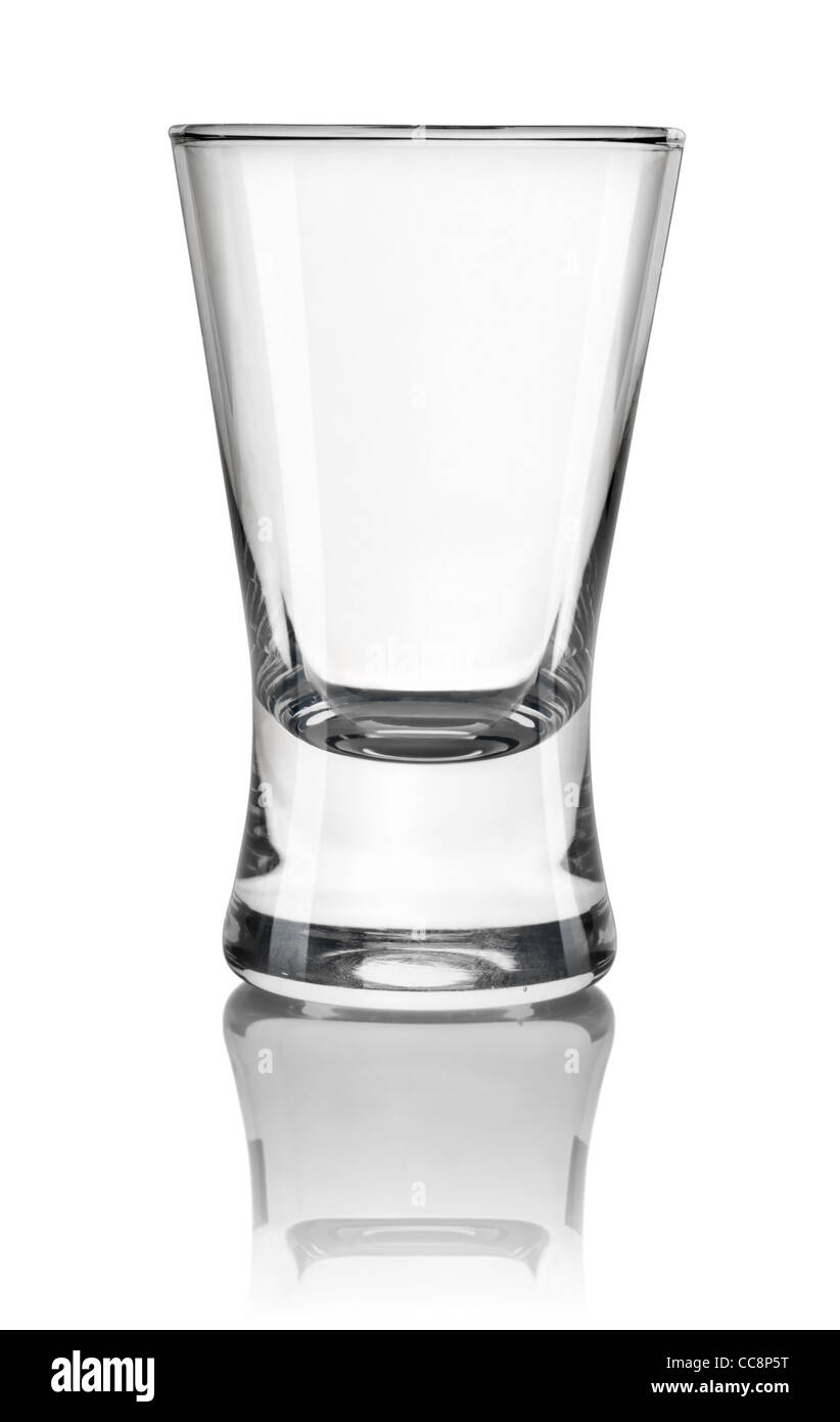 Glass of vodka isolated on a white background. Path Stock Photo - Alamy