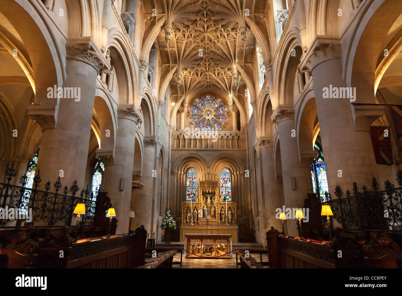 Interior of the Chapel, Christ Church College Oxford 9 Stock Photo - Alamy