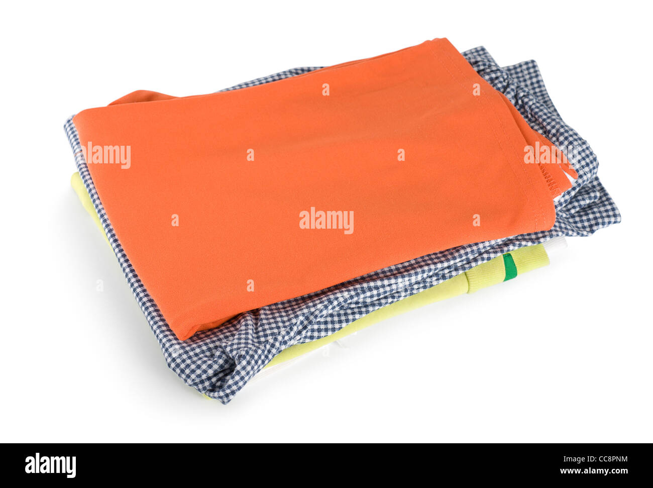 Different clothes isolated on white background Stock Photo - Alamy