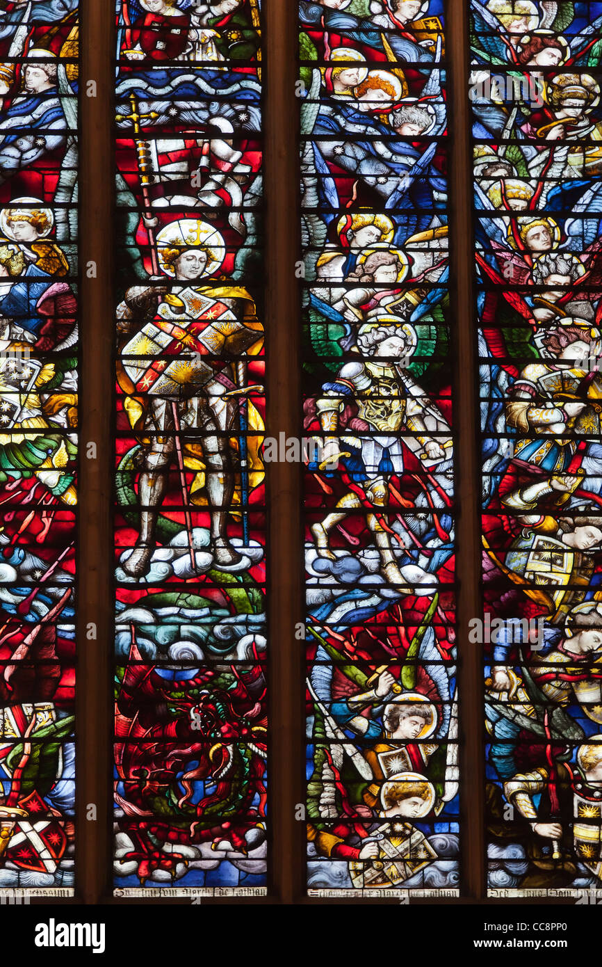 Saint george stained glass window hi-res stock photography and images ...