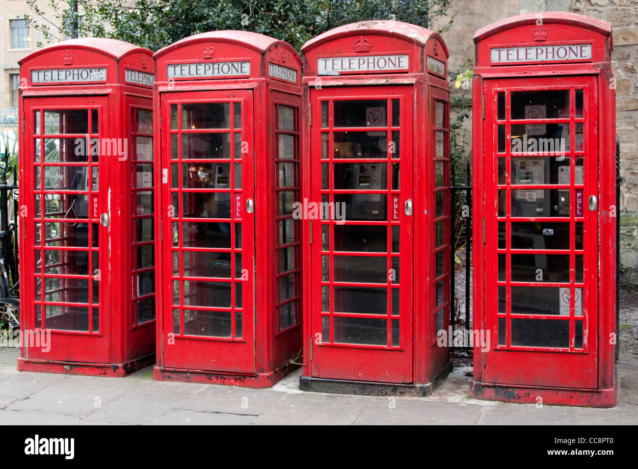 Classic British Telephone Boxes Stock Photo - Alamy