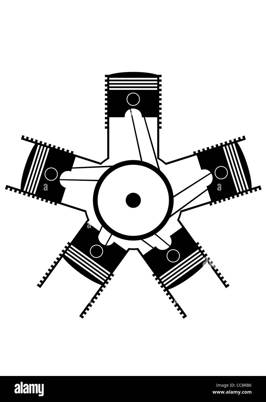 Piston group Black and White Stock Photos & Images - Alamy