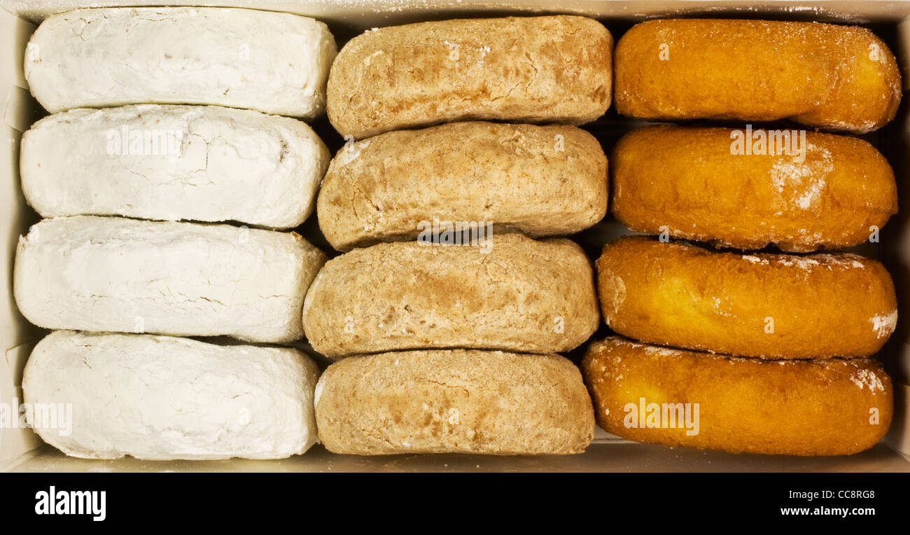 box of assorted donuts Stock Photo - Alamy
