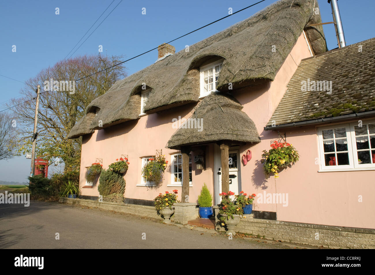 Milden Cottage in Milden, Suffolk, UK Stock Photo - Alamy
