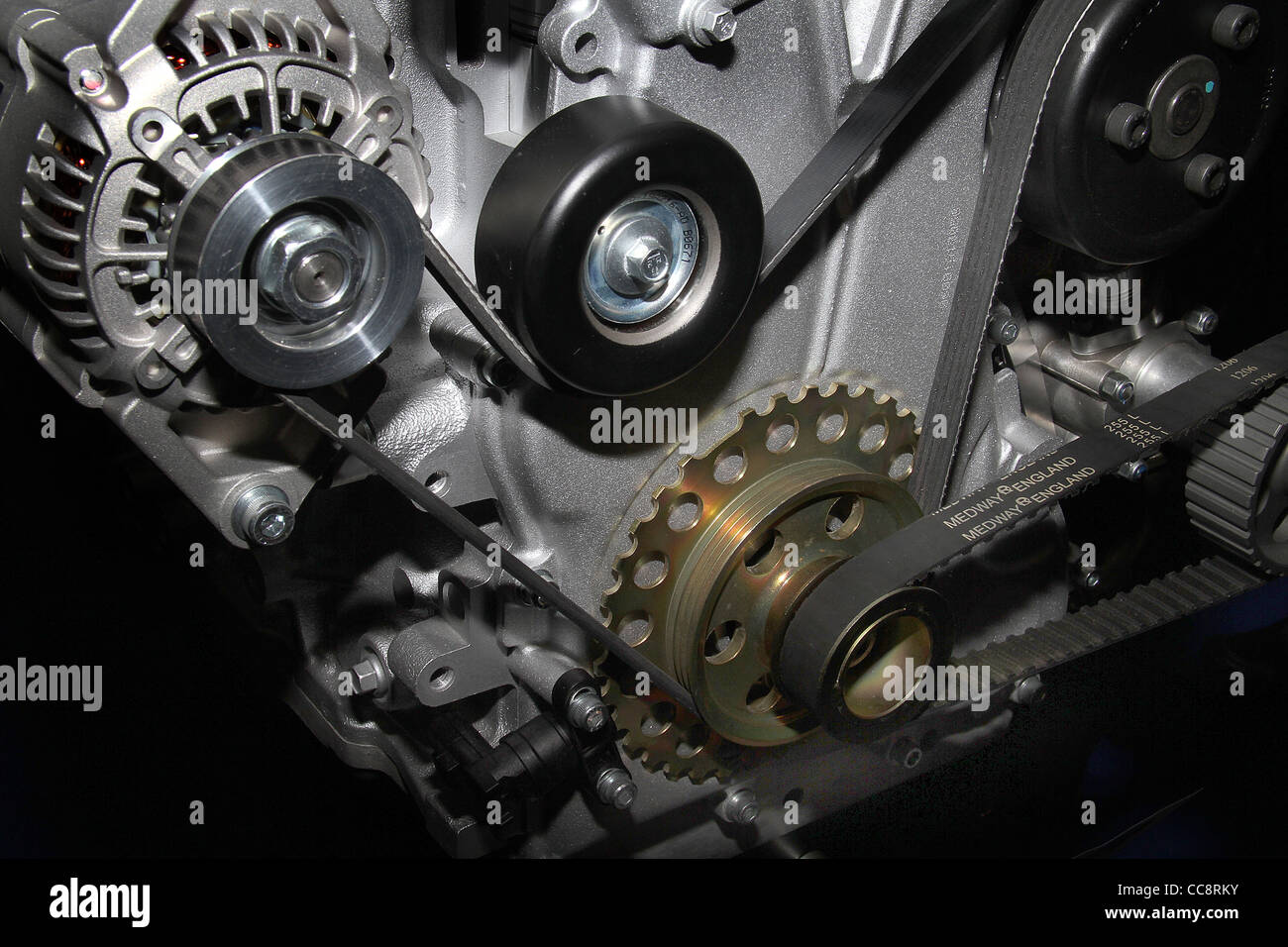 Gears and cogs in modern high performance gearbox Stock Photo - Alamy