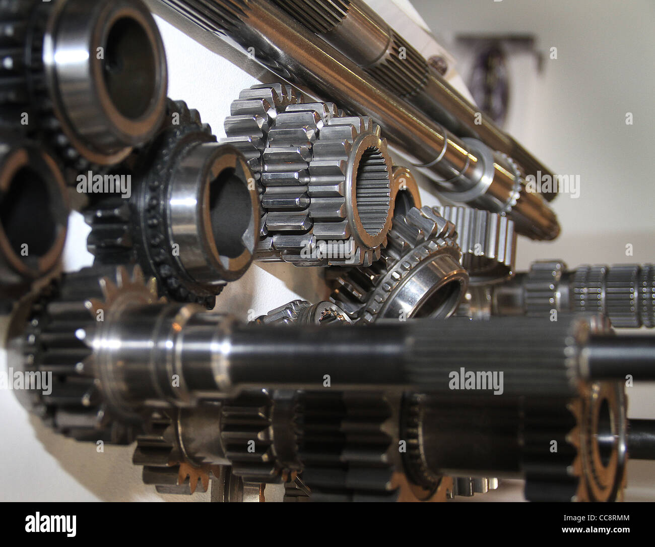Gears and cogs in modern high performance gearbox Stock Photo - Alamy