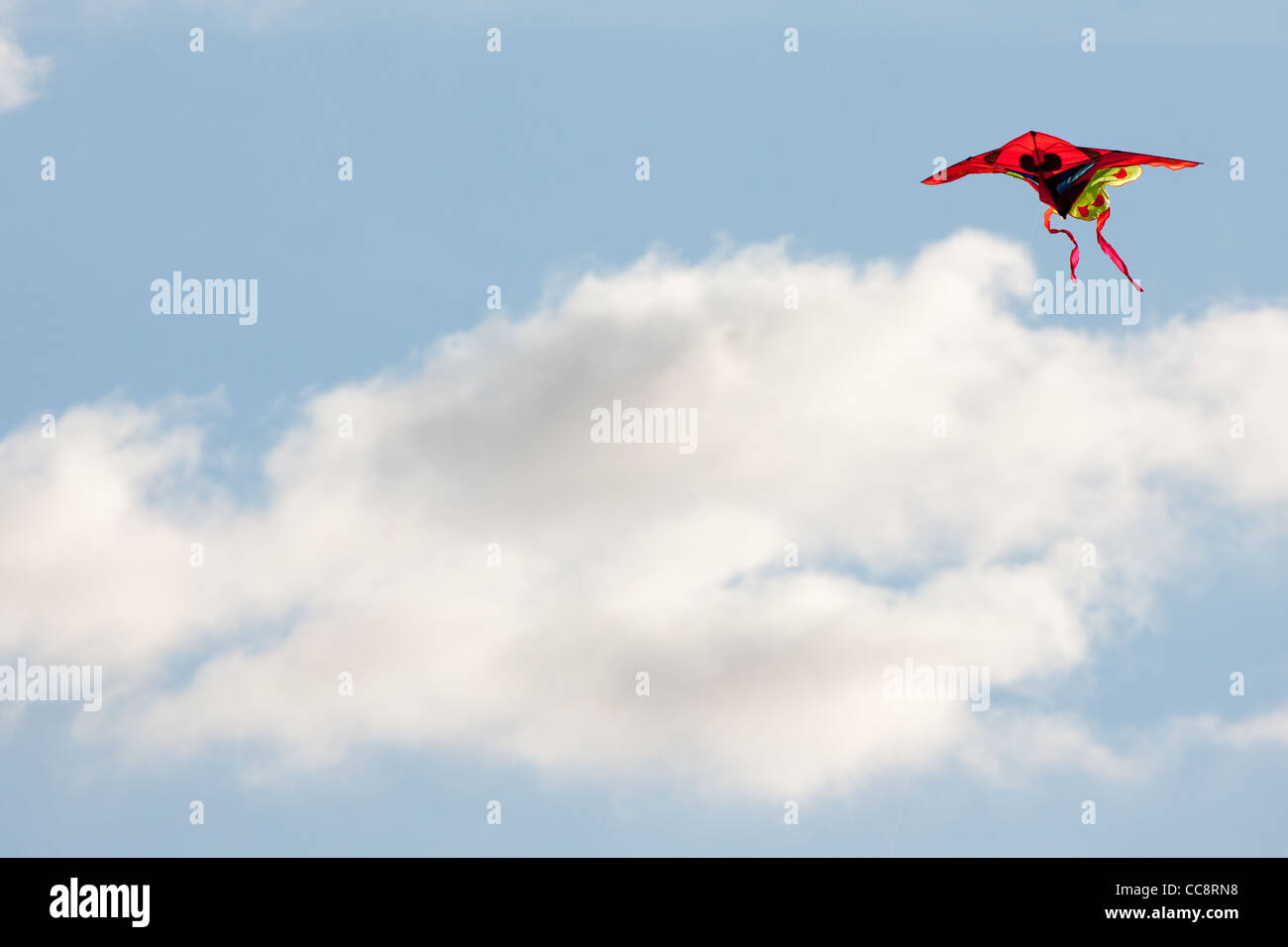 Kite flying in the sky Stock Photo - Alamy
