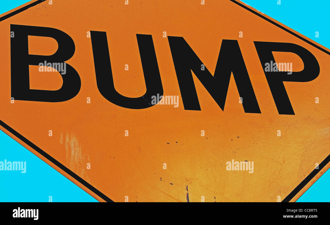 speed bump sign Stock Photo - Alamy