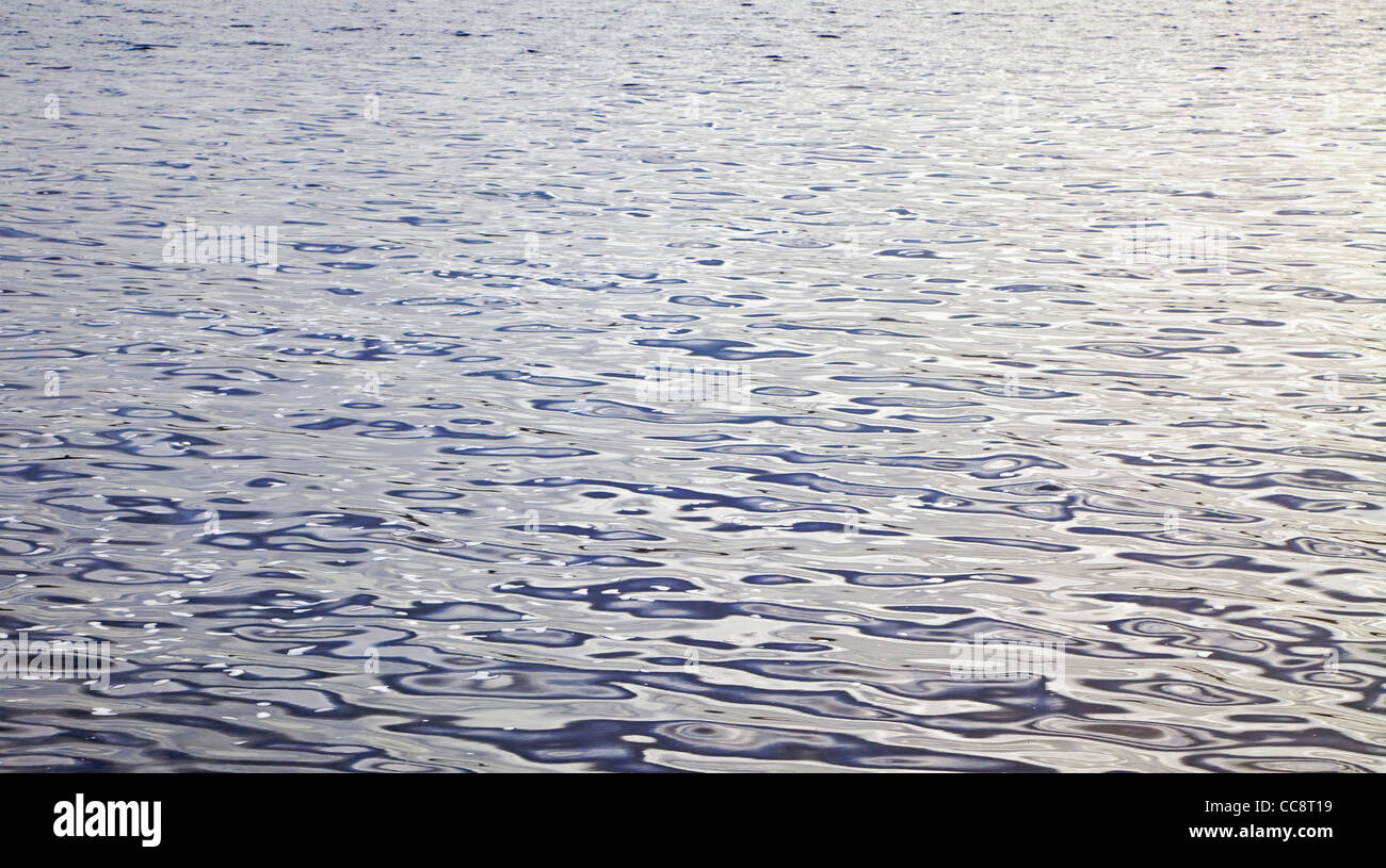 blue gray waves on water Stock Photo - Alamy