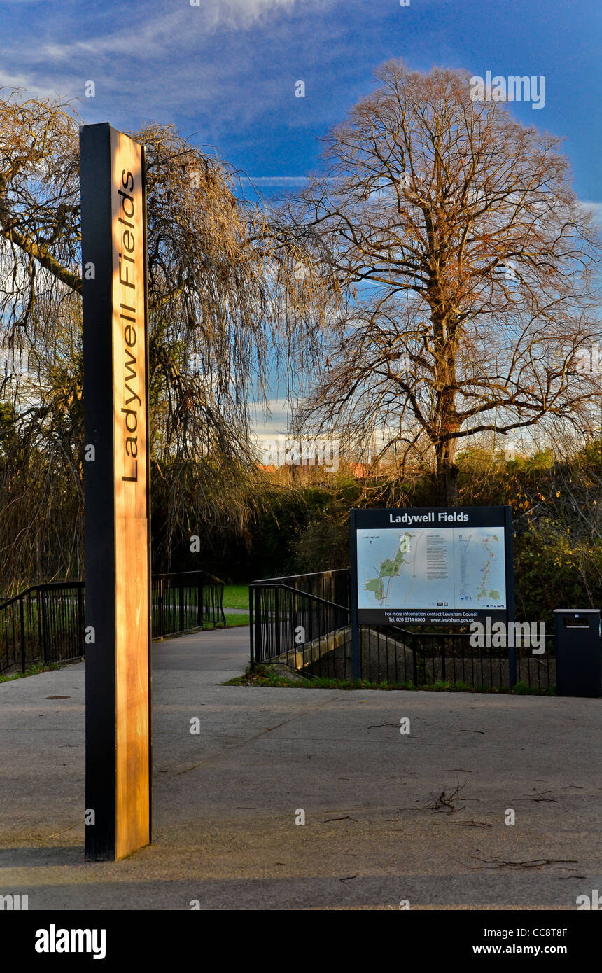 Ladywell Fields in the morning Stock Photo - Alamy
