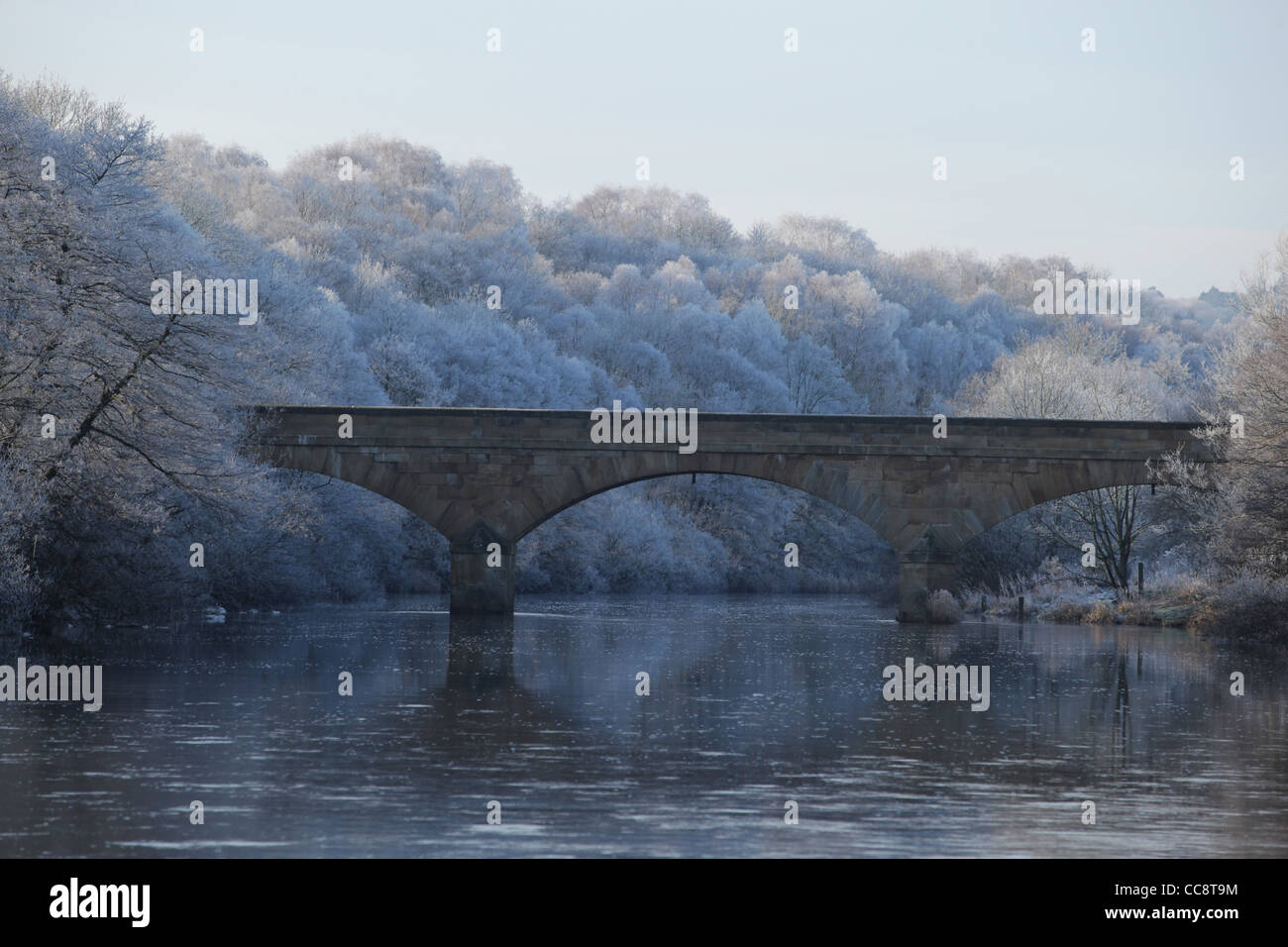 Bellingham Bridge Northumberland in the winter Stock Photo - Alamy