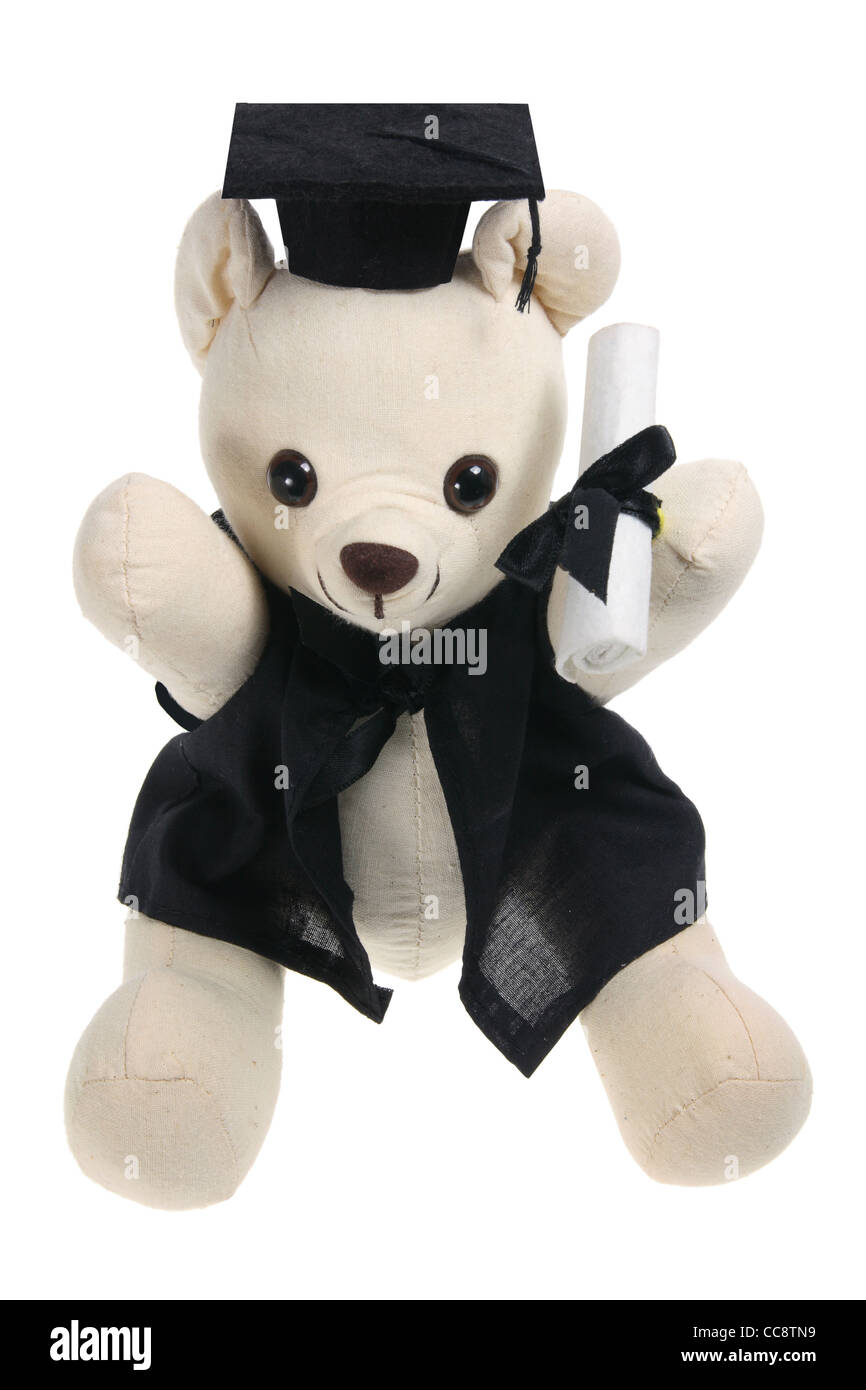 Soft Toy Graduation Bear Stock Photo - Alamy