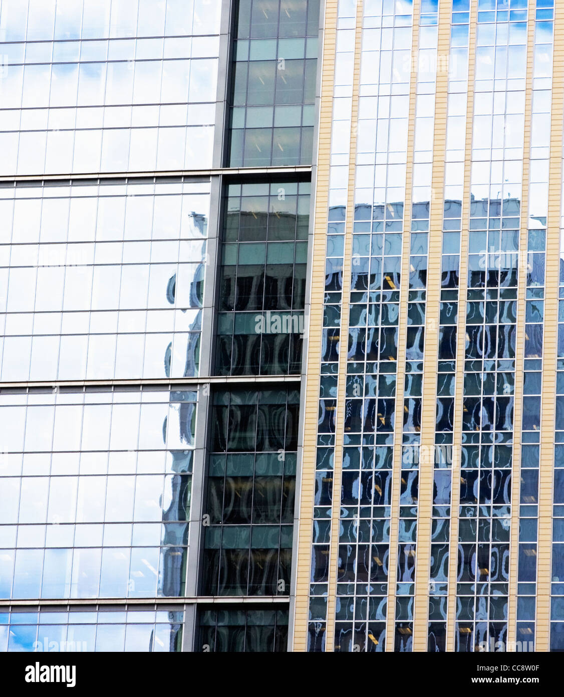 detail of skyscraper wall Stock Photo - Alamy