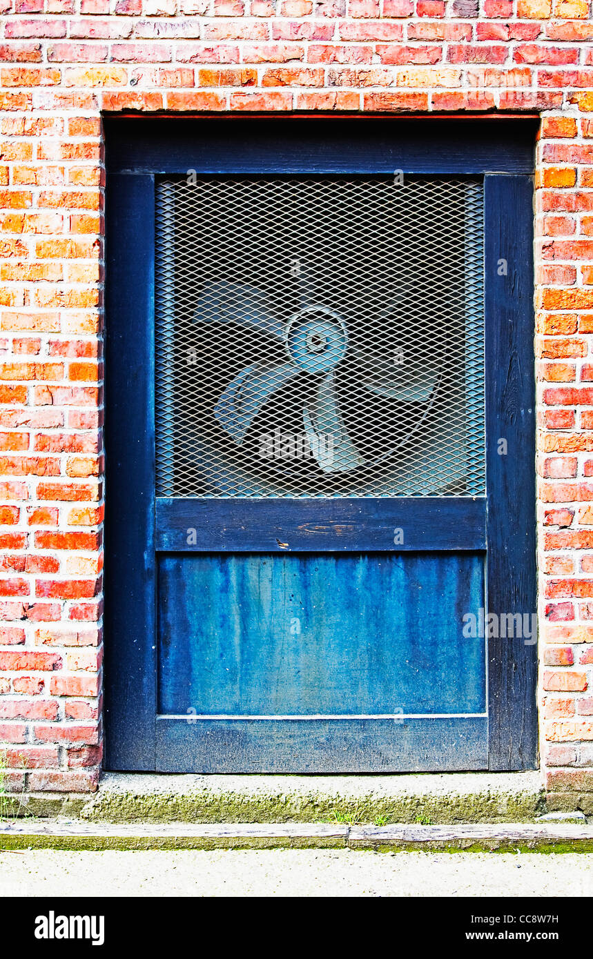 ventilation fan in brick wall Stock Photo - Alamy