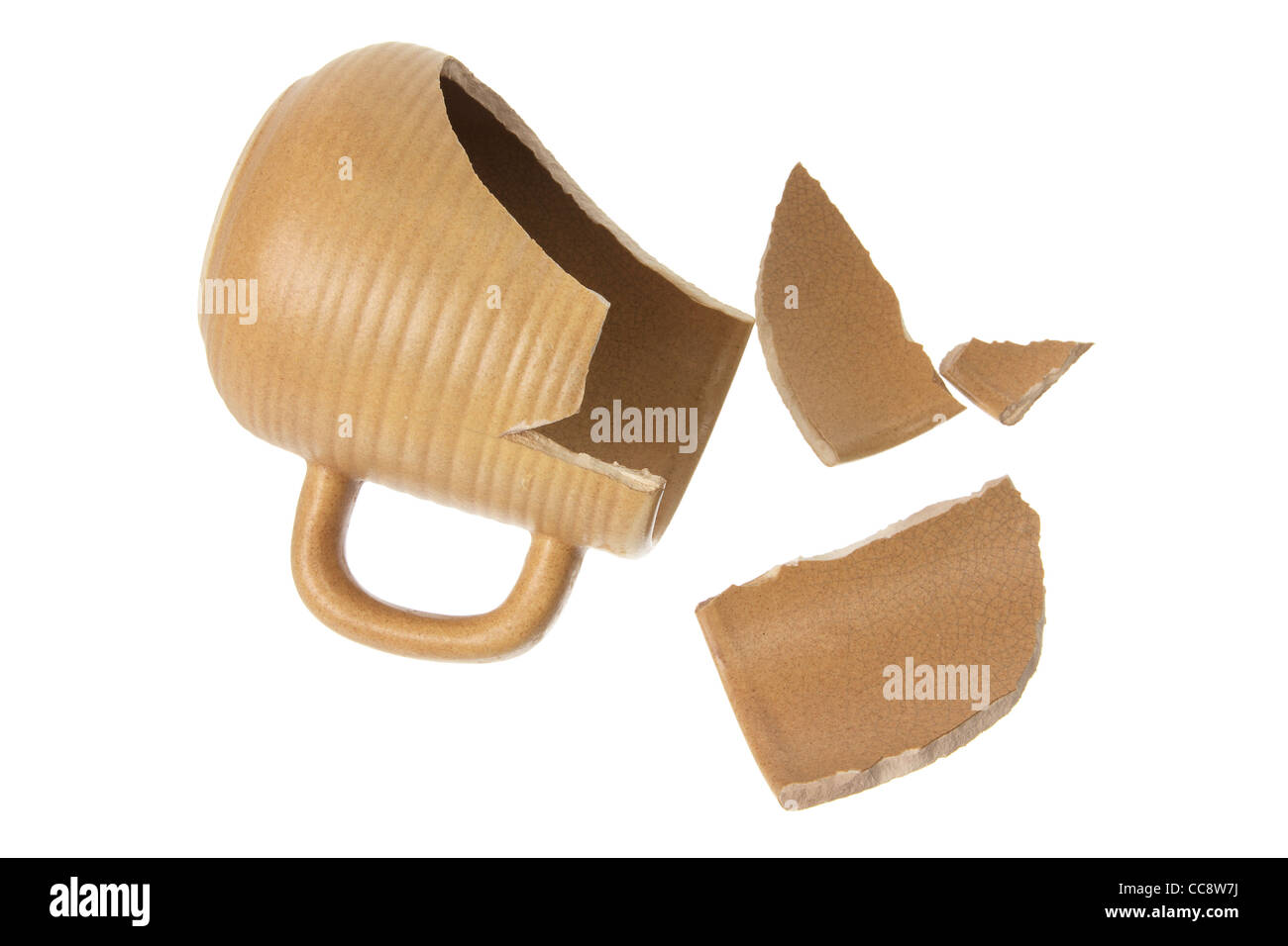 Broken coffee cup cutout hi-res stock photography and images - Alamy