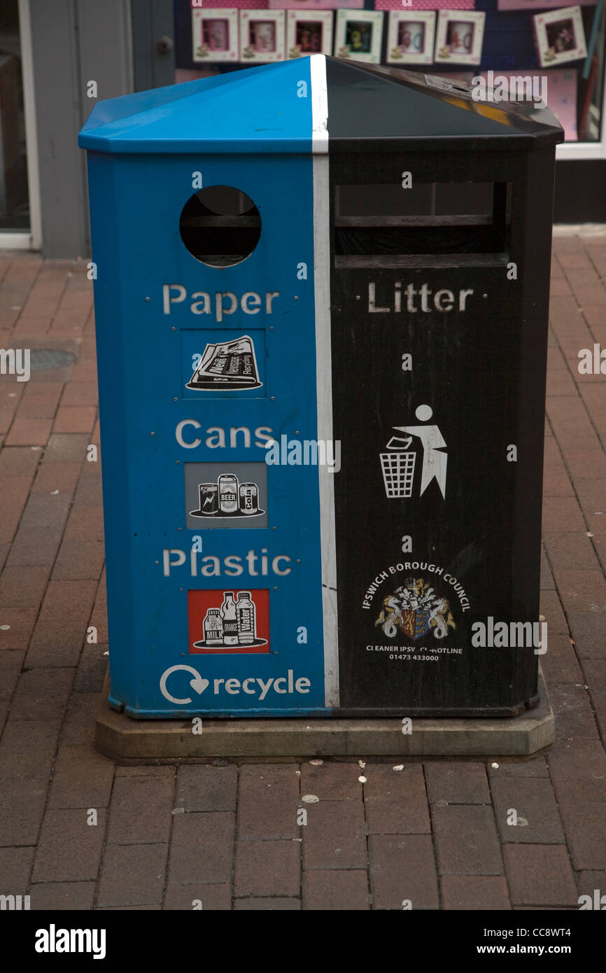 Recycle Bins Street High Resolution Stock Photography and Images - Alamy