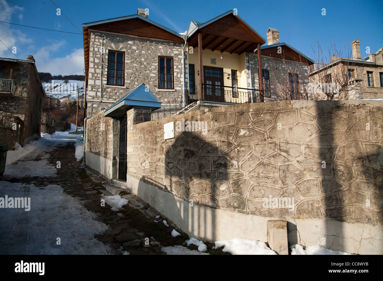 Traditional stone village Stock Photo - Alamy