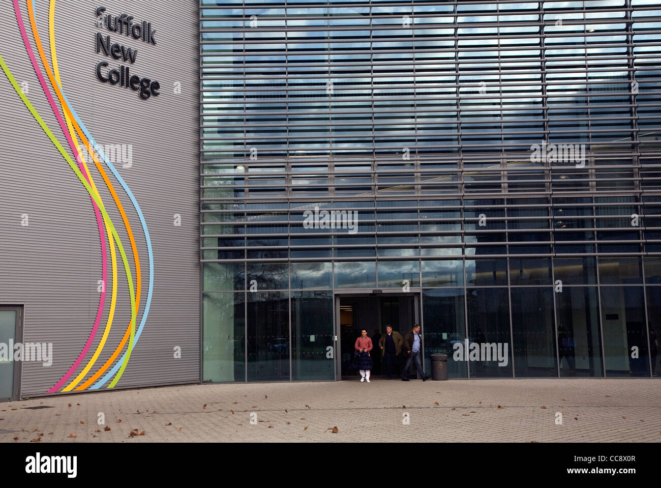 Suffolk New College entrance Ipswich Stock Photo - Alamy