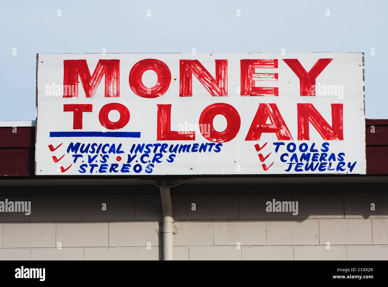 Loan sign hi-res stock photography and images - Alamy