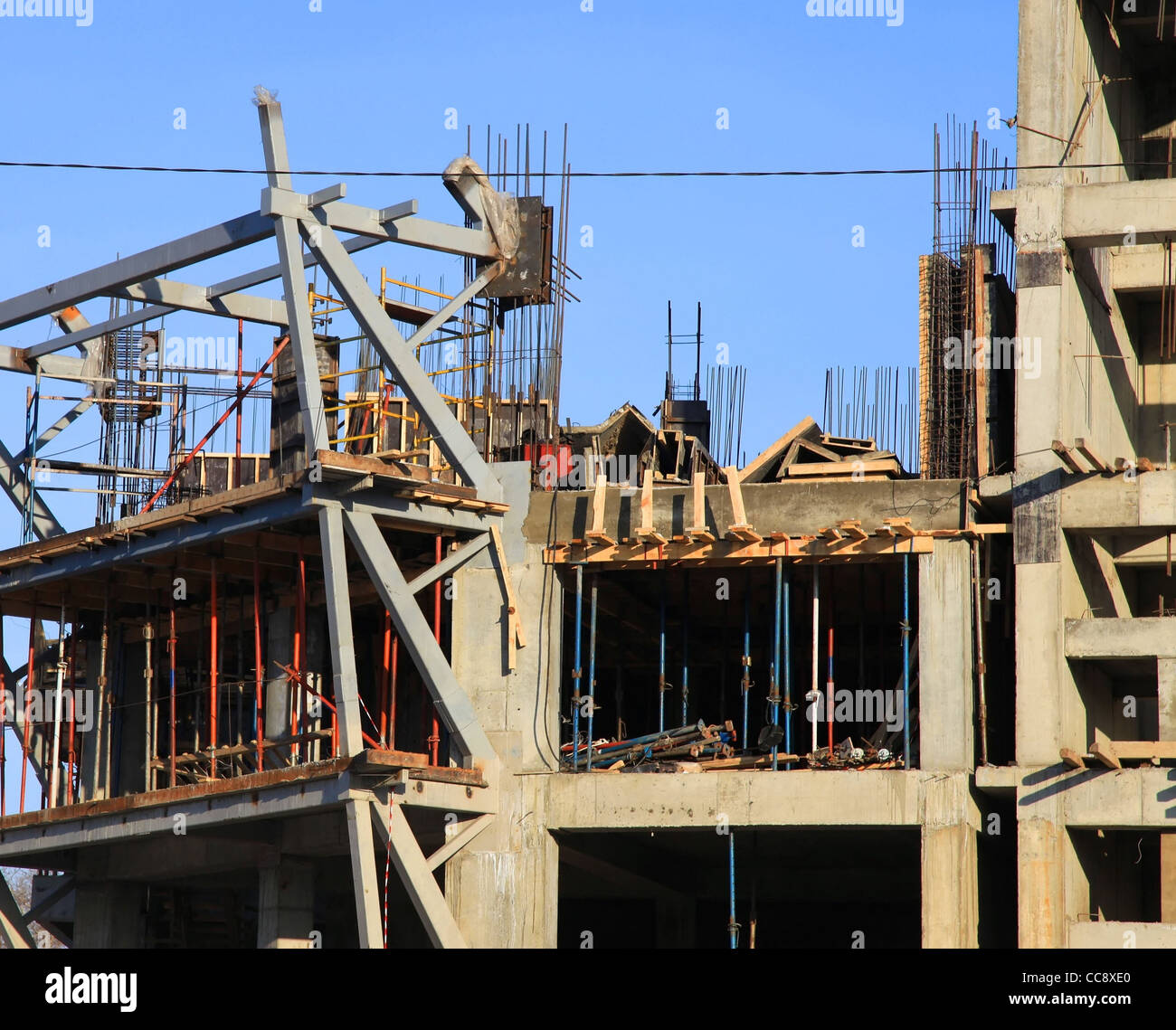 Part of the House under construction. Close up Stock Photo - Alamy