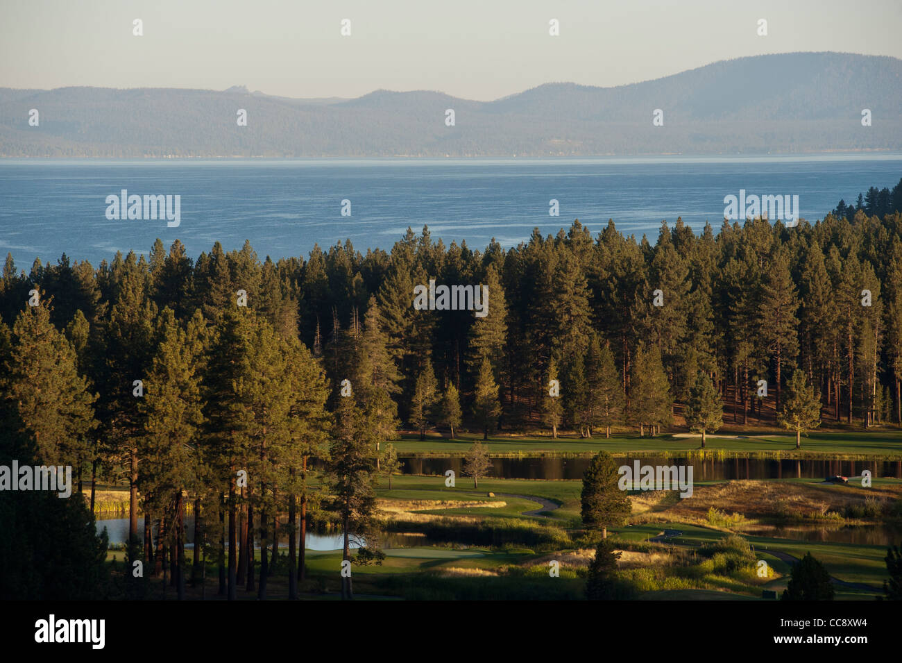 Edgewood Tahoe Golf Course. South Lake Tahoe, El Dorado County, Sierra ...